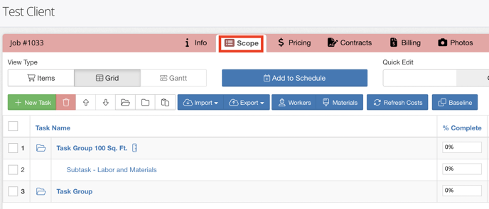 How to Create a Task-Based Project Template